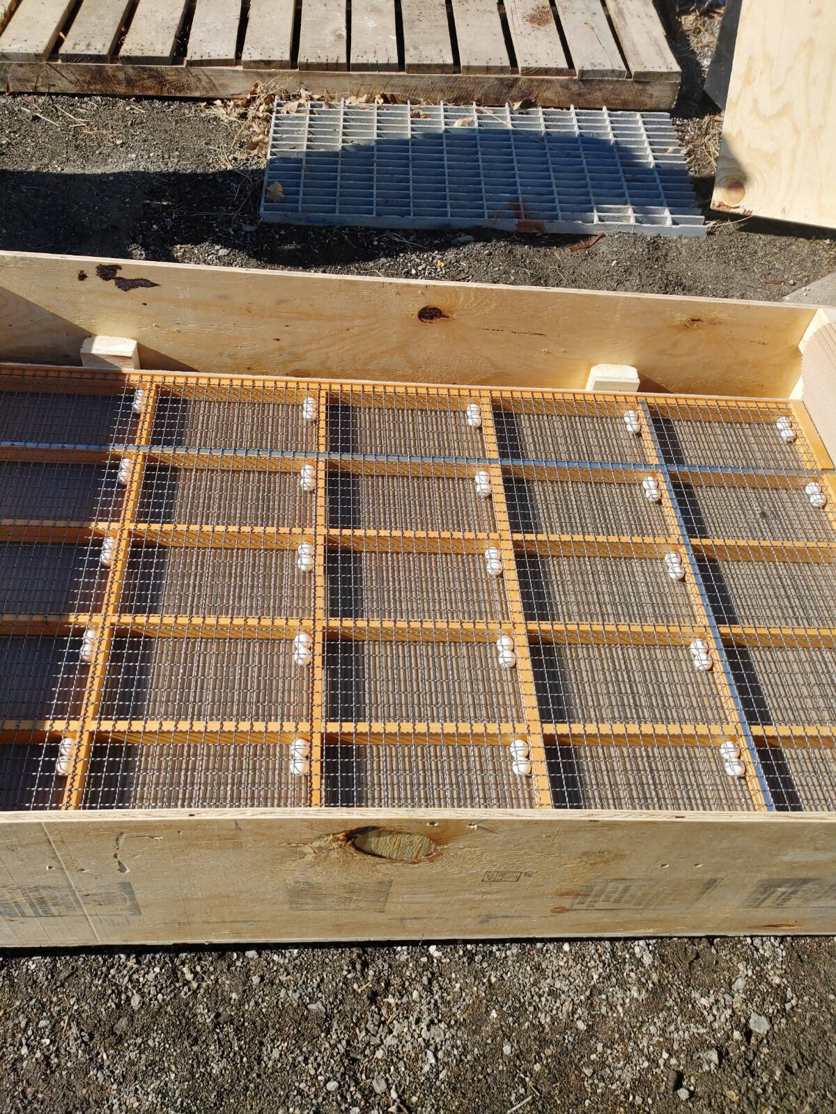 4x Industrial Ball Type Screener Screens - Seed Grader Screen Ball Type ...