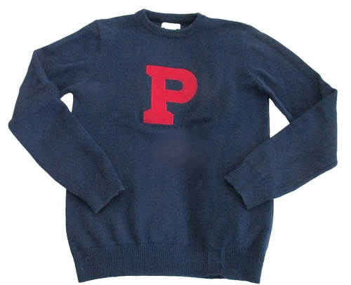 University of Pennsylvania UPenn Navy Cotton Sweater with Red "P" by ...