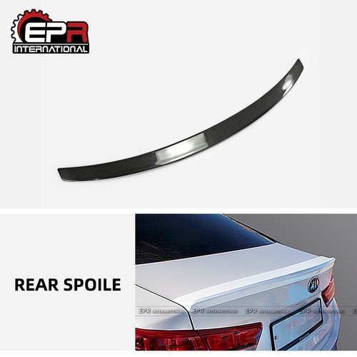 For KIA K5 Optima 2016+ JF Style Carbon Rear Trunk Spoilers Wing Lip ...