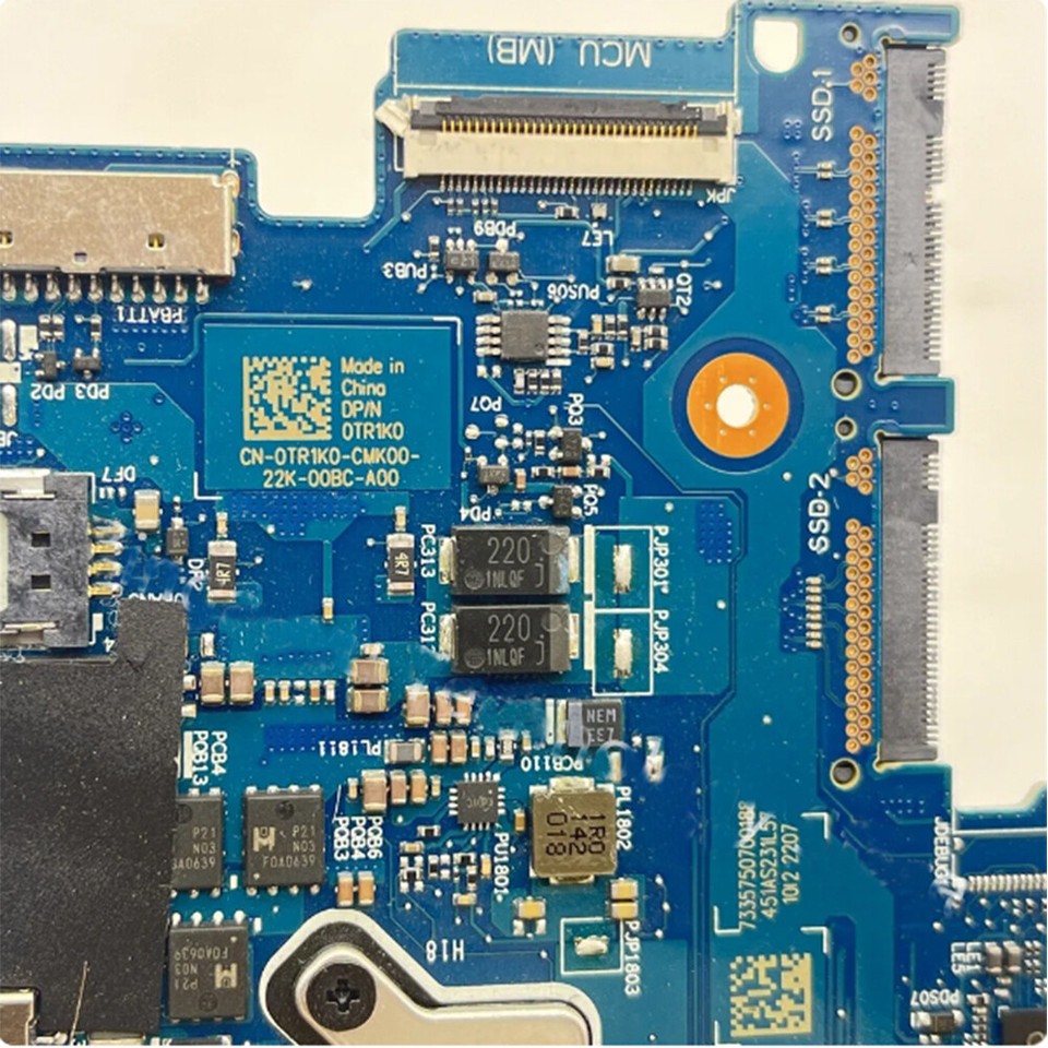 FOR DELL ALIENWARE x15 R2 MOTHERBOARD i9-12900H RTX 3080 Ti LA-L611P ...