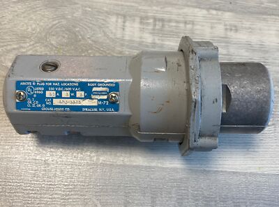 CROUSE-HINDS APJ-3375 M-72 PLUG 30AMP 3 WIRE 3 POLE (NEW) | eBay