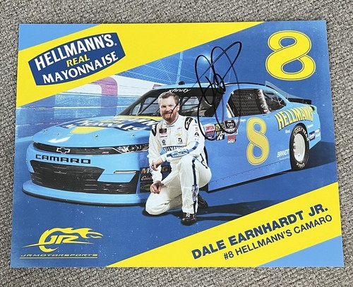 Dale Earnhardt Jr Signed 2019 Hellmann’s Darlington Postcard Hero Card ...
