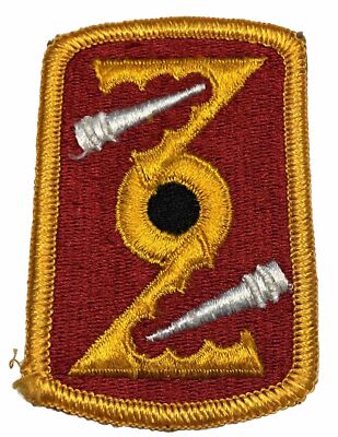 Vietnam Era U.S. Army 72nd Artillery Brigade Color Merrowed Edge Patch ...