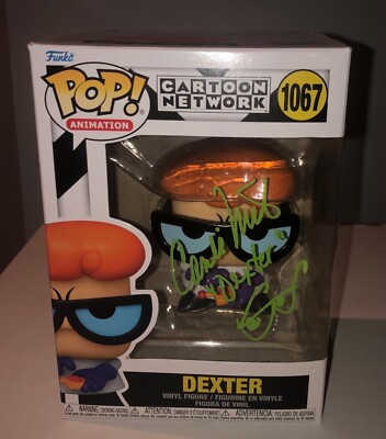Candi Milo Dexter Cartoon Network #1067 Signed Funko Beckett E1 | eBay