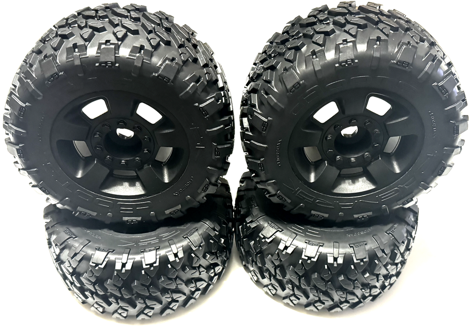 Arrma BIG ROCK 6s - TIRES & Wheels (DBoots RAGNAROK, glued black ...
