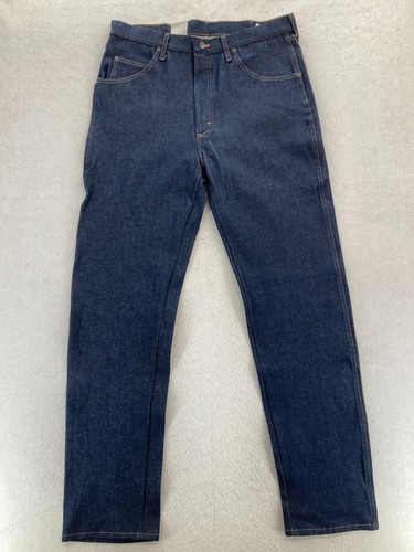 Wrangler Blue Ridge Jeans Mens 36x34 Regular Fit Straight Leg Dark Blue ...