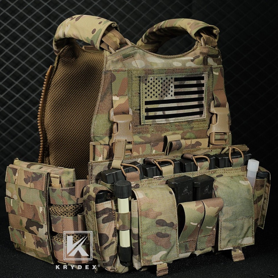 KRYDEX Tactical MF IV Placard Magazine Pouch Front Panel for Plate ...