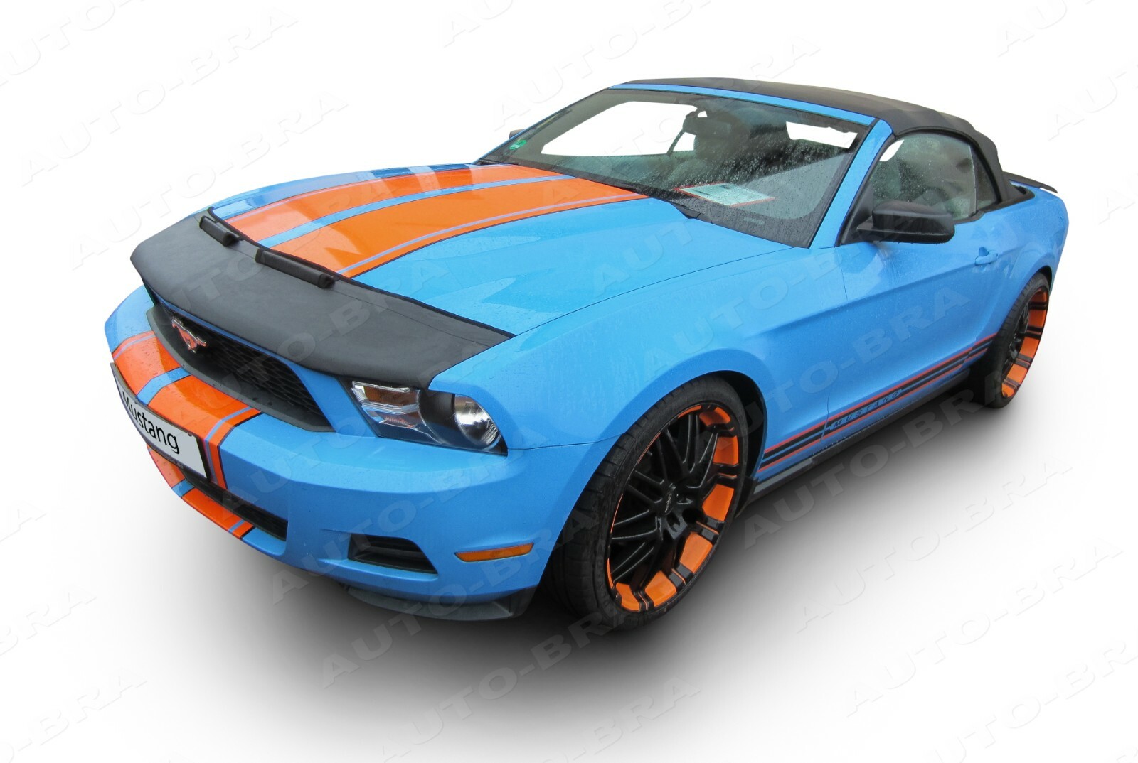 CAR HOOD BONNET BRA fits Ford Mustang 2010-2014 NOSE FRONT END MASK BRA ...