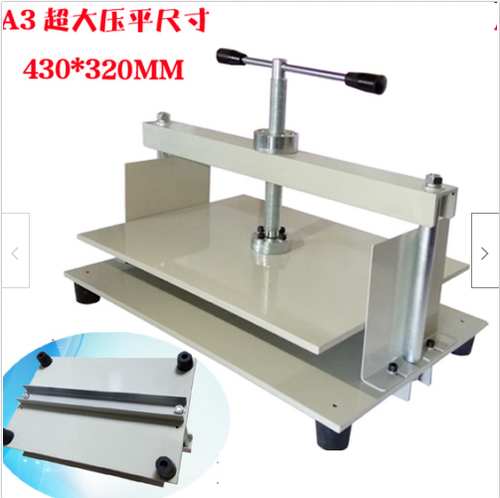 New Manual A3 Size paper Press Machine Flat Paper for money Receipt ...