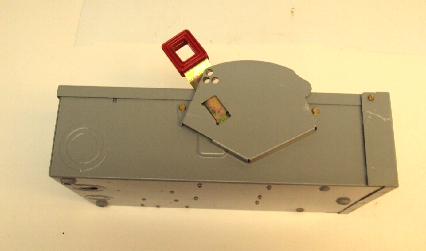 GENERAL ELECTRIC HEAVY DUTY SAFETY SWITCH THN3363R MODEL 10 100A 600VAC ...