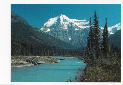 Vintage Continental Postcard Jasper National Park Mt. Robson | eBay