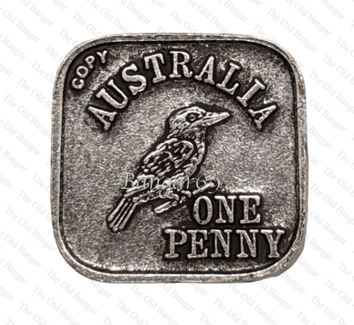 1919 Australian Square Pattern Penny A Collectors Re-strike Filler ...