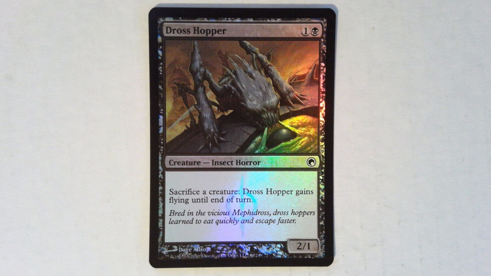 Foil Dross Hopper Scars of Mirrodin - Magic the Gathering Black | eBay