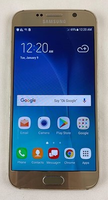 Samsung SM-G920V Galaxy S6 Verizon/Unlocked Smartphone GOOD (Gold ...