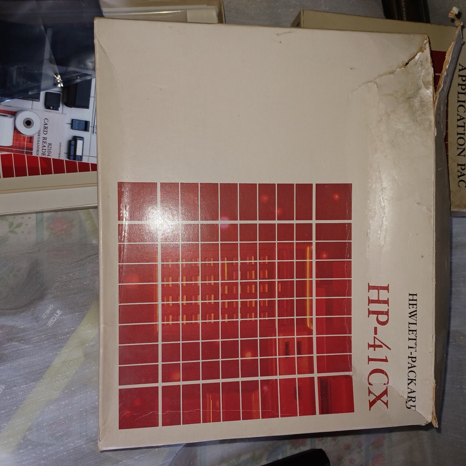 Vintage HP-41CX Scientific Calculator + Math/Stat Pac WORKING TESTED ...