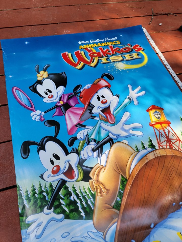 Vintage 1999 Animaniacs Wakkos Wish Original Movie Poster VHS PROMO | eBay