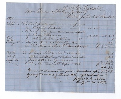 1856 Buckingham, Virginia - Negro Plantation Fishing Hooks, Knitting ...
