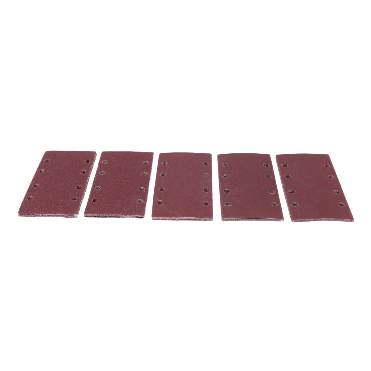 150 Pcs Sanding Pads,Sanding Hook and Loop Sand Sheet 93X185mm Punched ...