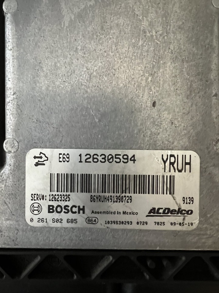 Engine ECM Control Module 3.6L Fits 08-09 CTS ACADIA ENCLAVE 12630594 ...