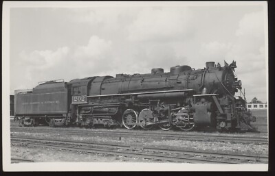 Toronto Hamilton & Buffalo Steam Locomotive RPPC Railway Railroad Train ...