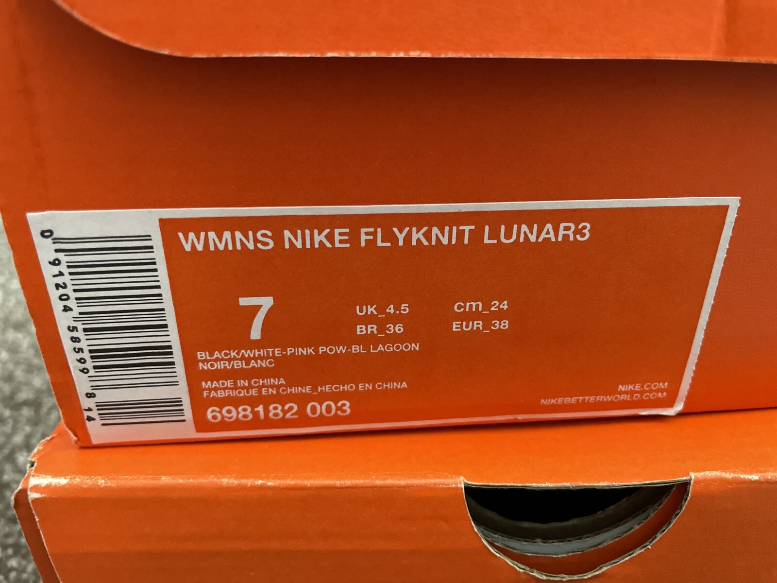 Size 7 - Nike Flyknit Lunar 3 Pink Pow W for sale online | eBay