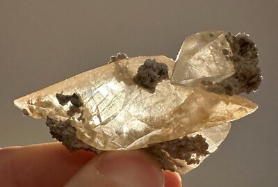 Double Terminated Elmwood Dogtooth Calcite with Trace Minerals | eBay