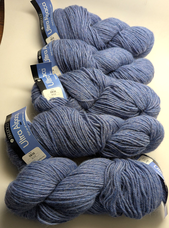 Bag of 5 Ultra Alpaca Worsted 50% Alpaca/ 50% Wool 100gm/ 219yds 61275 ...