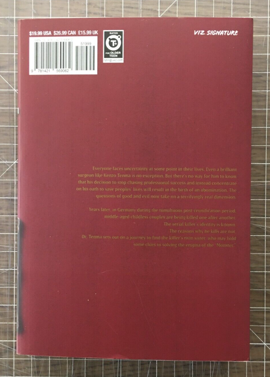 Monster: The Perfect Edition Volume 1 English Manga - Naoki Urasawa ...