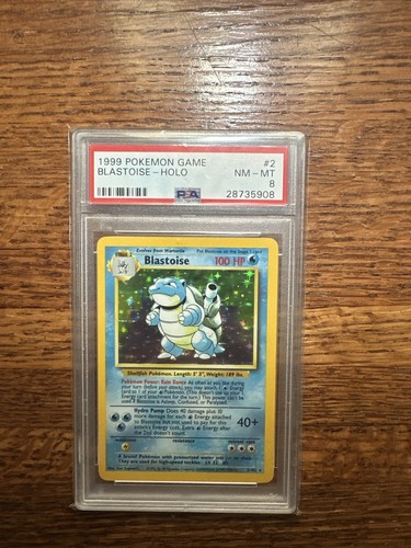 1999 Pokemon Game 2 Blastoise Holo Near Mint 8 PSA | eBay