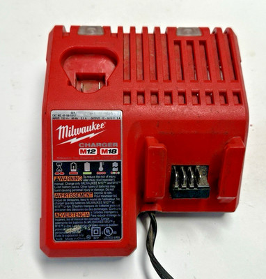 Genuine Milwaukee 48-59-1812 M12 M18 / Rapid Battery Charger /Used ...