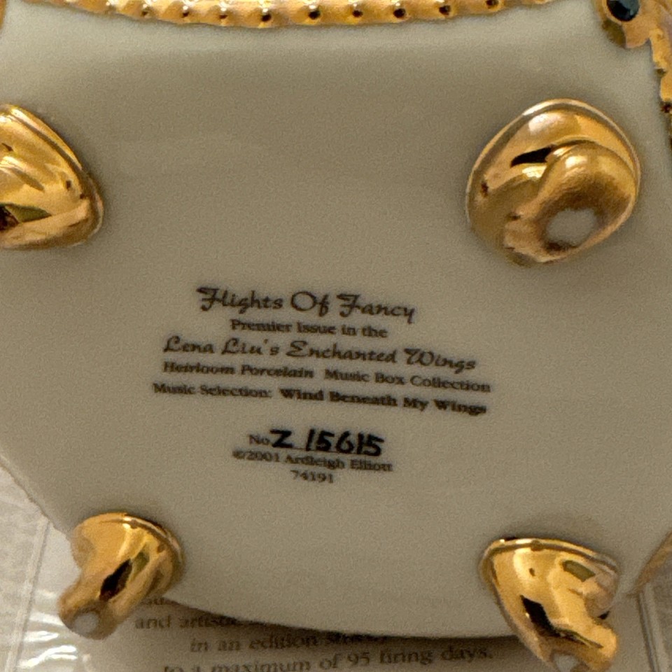 LENA LIU'S ENCHANTED WINGS MUSIC BOX - FLIGHTS OF FANCY ARDLEIGH ...