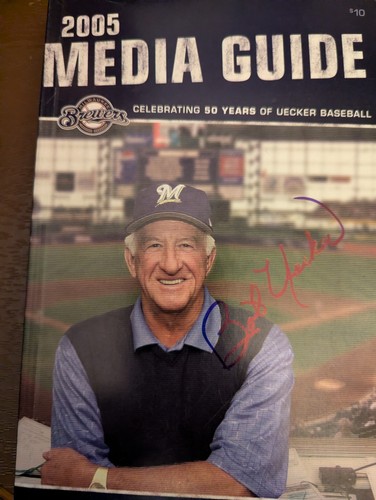 Bob Uecker Brewers Guide Book signed | eBay