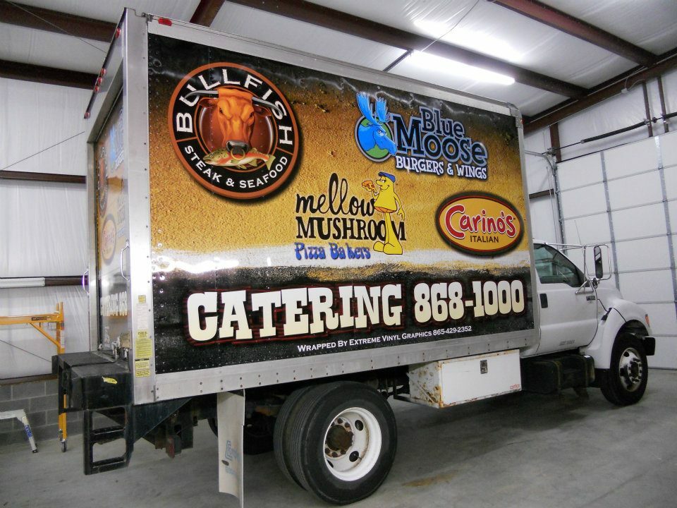 Custom Printed Vinyl Graphics Wrap 3M Trailer Truck Decal Vehicle Logo ...