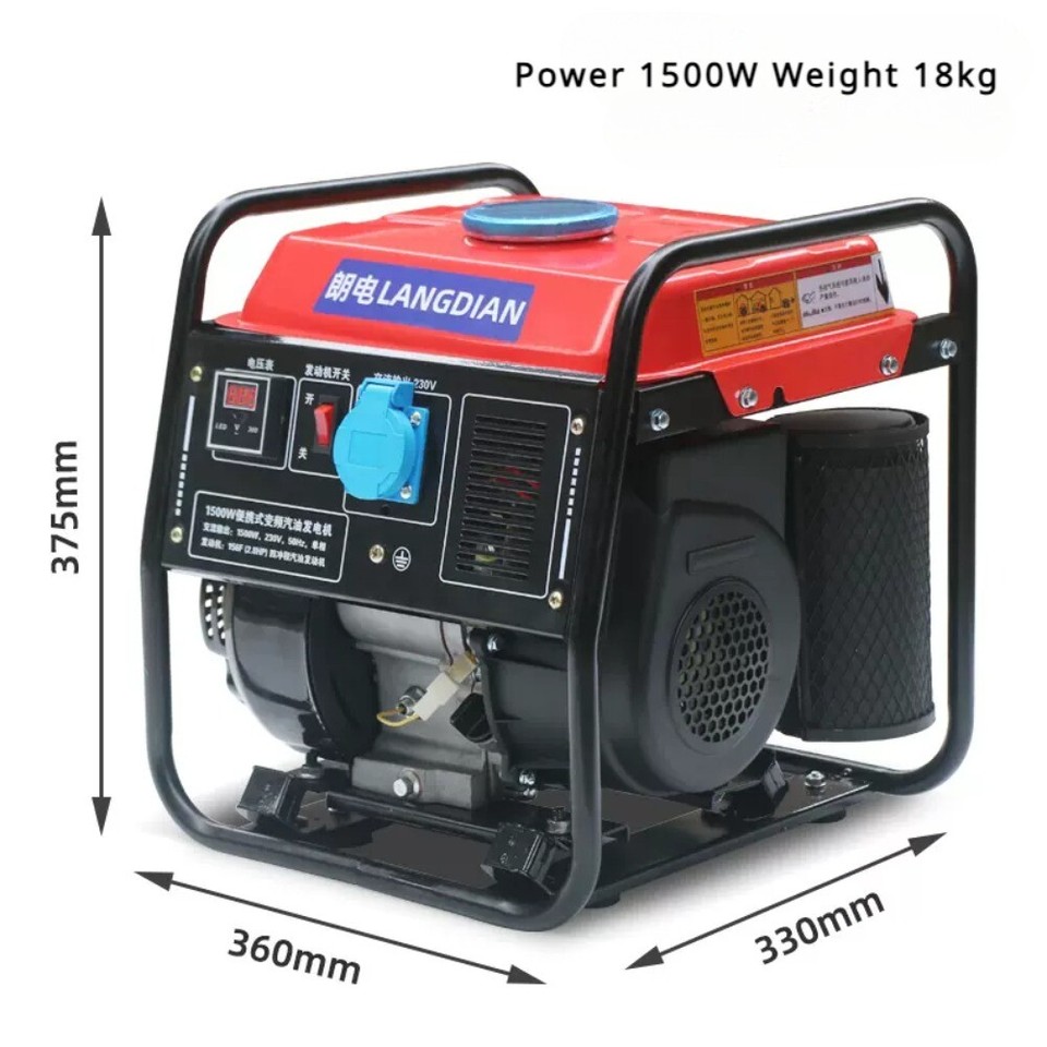 Gasoline Generator Household Small Single-phase Generator Variable ...