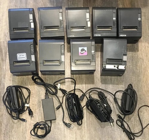 Nine Epson M244A M129B M129C M267E POS Thermal Receipts Printers TM ...