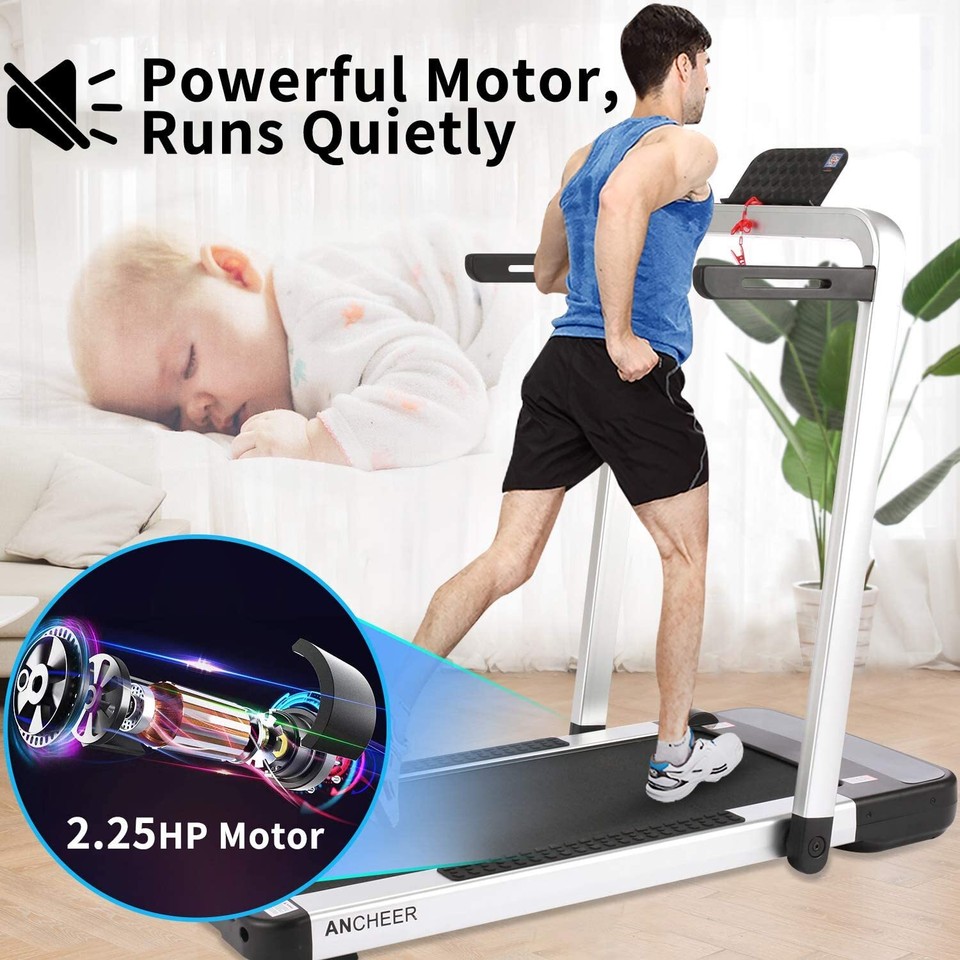 Treadmill 3.25 HP Electric Cardio Running Machine Incline Foldable for ...