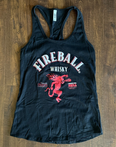 Ideal by Next Level Womens Fireball Whisky Tank Top Black M Sleeveless ...