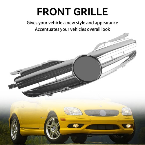 Front Bumper Grill Grille Fit Mercedes Benz SLK-Class R170 SLK200 ...