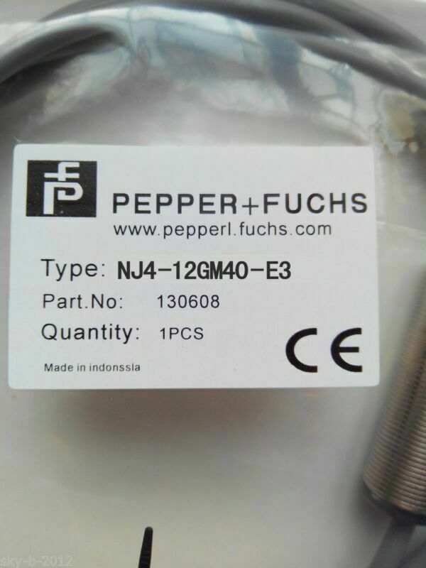 NJ4-12GM40-E3 New For Pepperl+Fuchs Proximity Switch Free Shipping | eBay