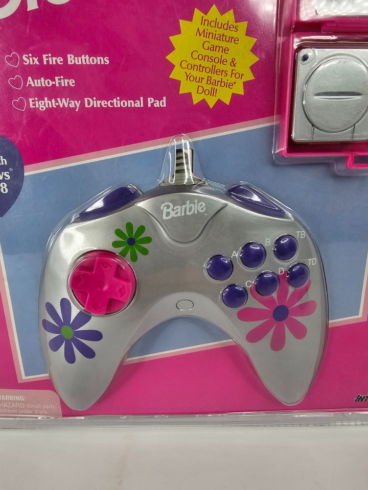 1999 BARBIE PC PRO PAD WITH MINI TOY GAME CONSOLE FOR BARBIE *NEW* | eBay