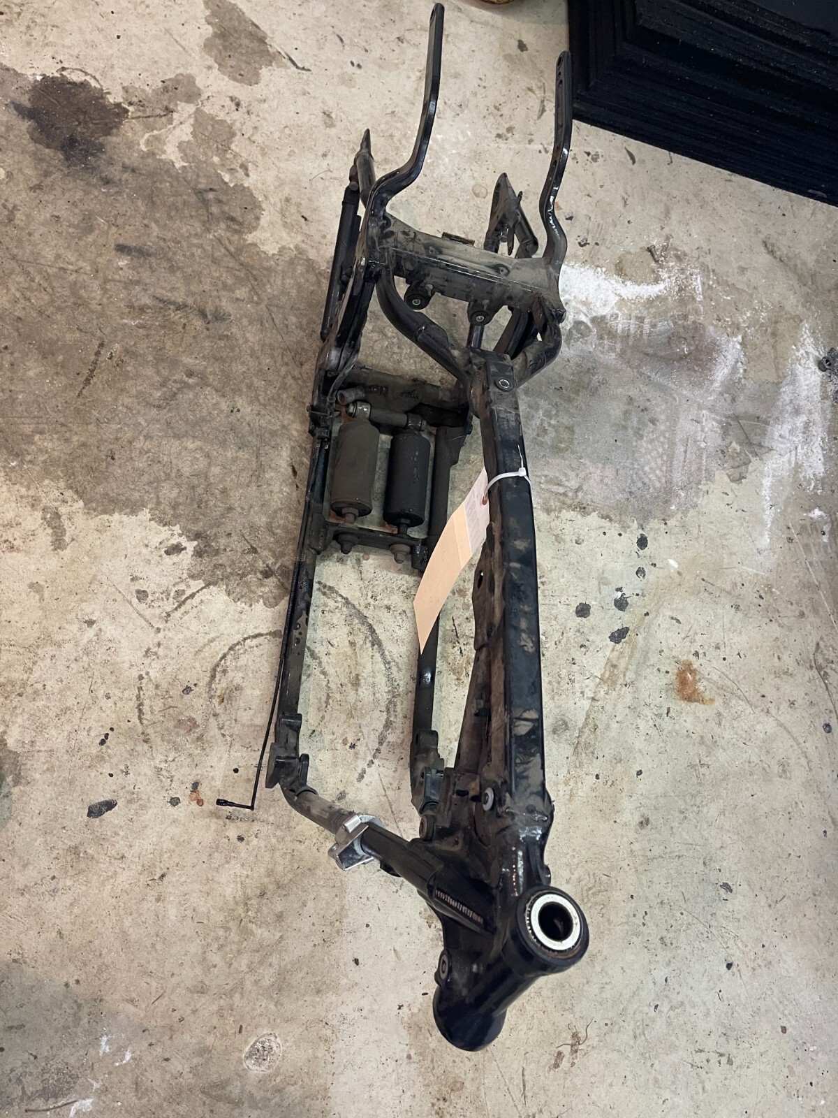 2000-2006 OE Harley-Davidson FLSTF Fat Boy Frame and Rear Suspension ...