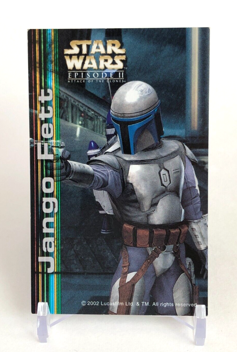 Jango Fett Clone Trooper Star Wars card Seven-Eleven 2002 Lucasfilm ...
