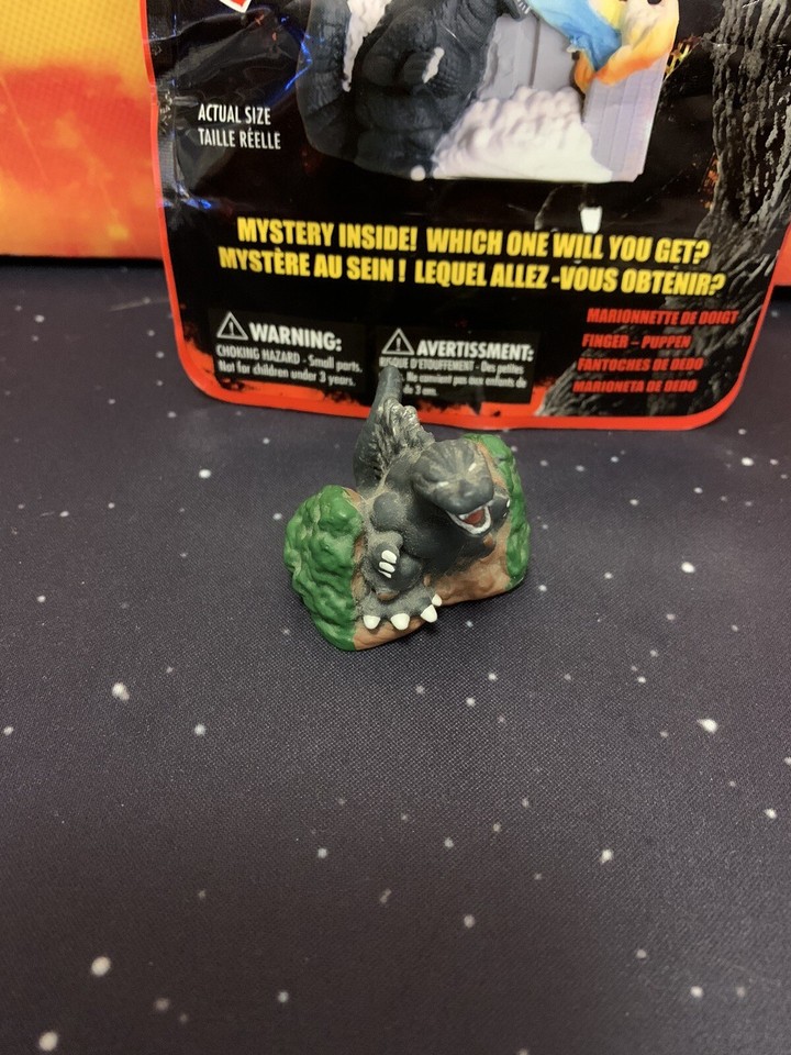 Huckleberry Yubis Fingerines Godzilla Finger Puppet 2001 Godzilla B | eBay