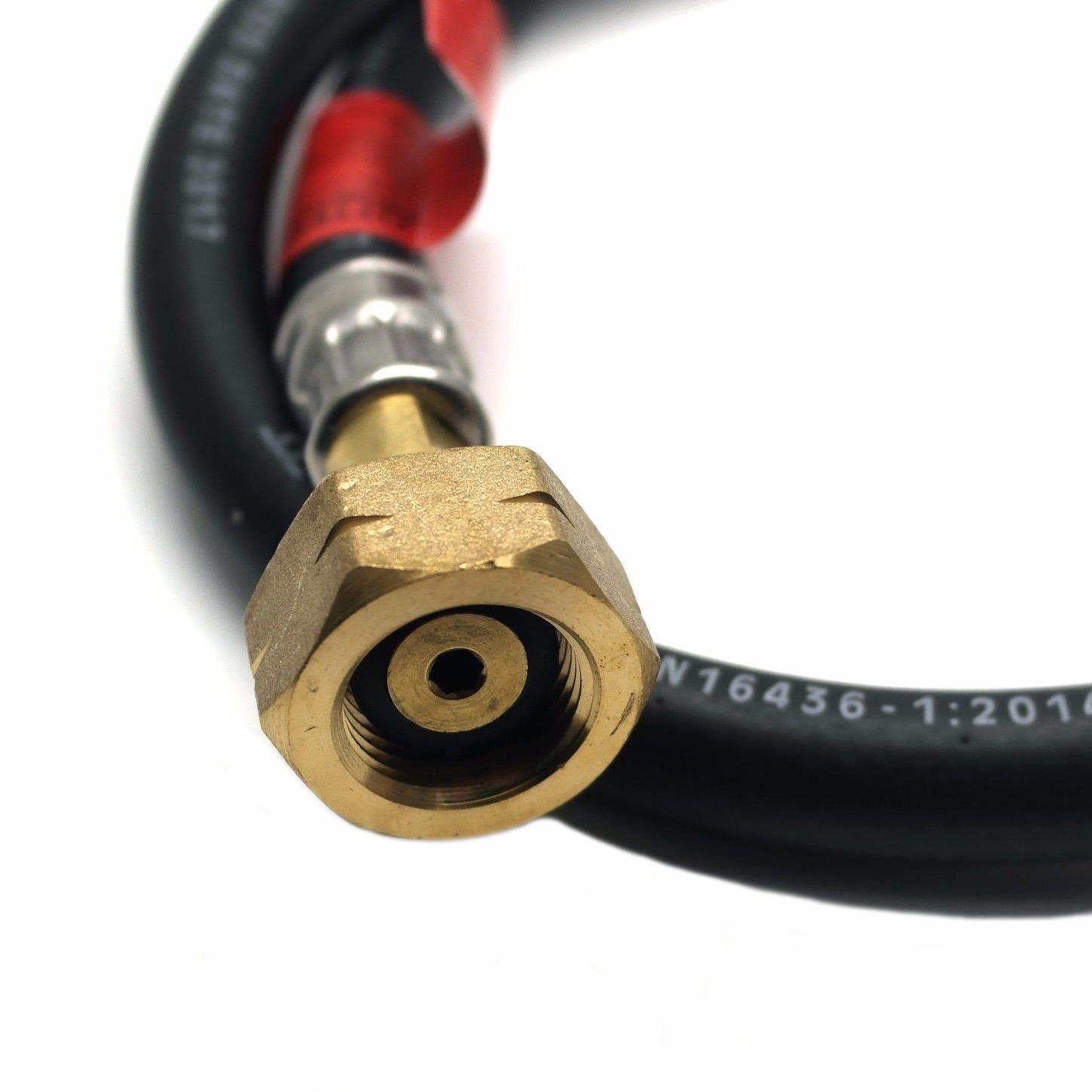 Butane Pigtail 750mm Gas Hose Pipe LPG Calor Gas Changeover Caravan ...