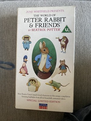 Beatrix Potter VHS World of Peter Rabbit friends Flopsy bunnies Mrs ...