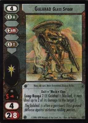 4x Galahad (Glass Spider) - C Ungraded Commander's Edition - Battletech | eBay