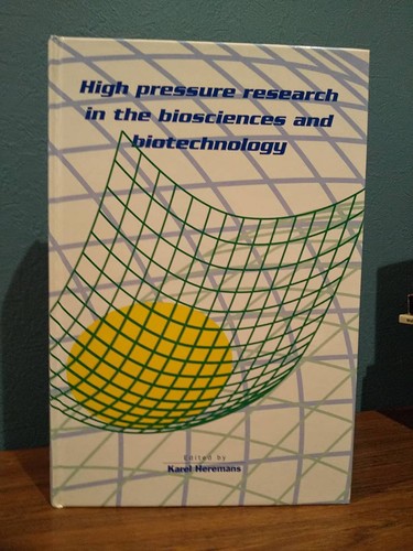 Foreign books High Pressure Research in the Biosciences and Biotechnol ...
