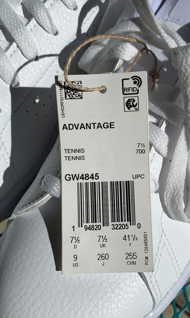 Size 9 - adidas Advantage Cloud White - GW4845 for sale online | eBay