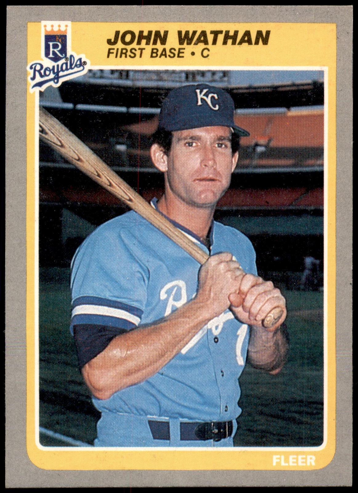 1985 Fleer - #216 John Wathan for sale online | eBay