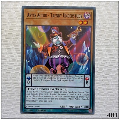 Abyss Actor - Trendy Understudy - COTD-EN097 - Common 1st Edition ...